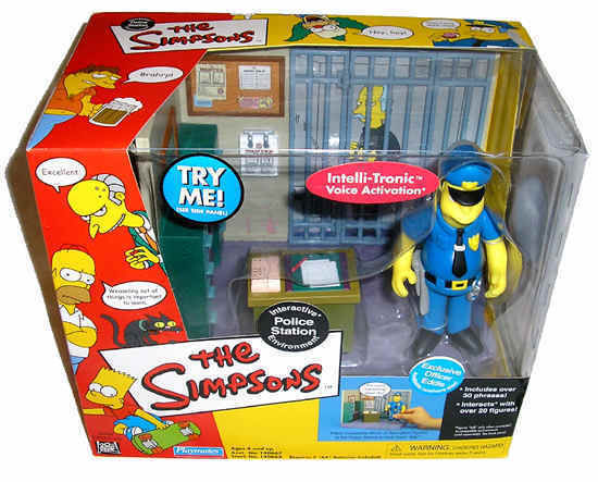 Simpsons Police Station avec Officier Eddie Playmates 140667