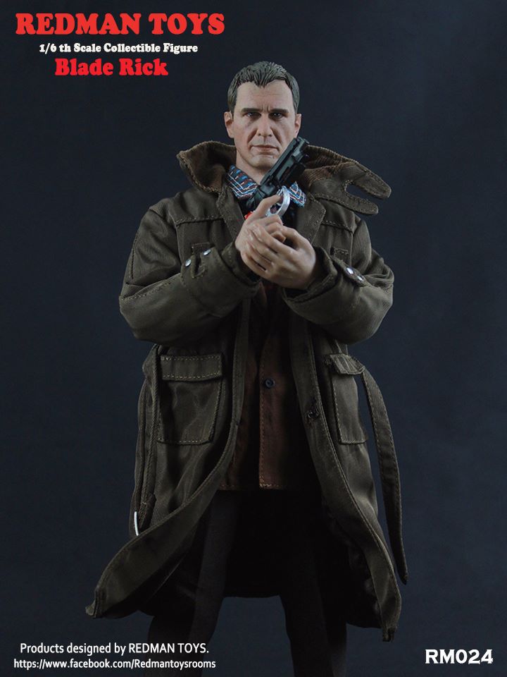 Blade Rick Harrison Ford Blade Runner style 1:6 figure Redman Toys RM024