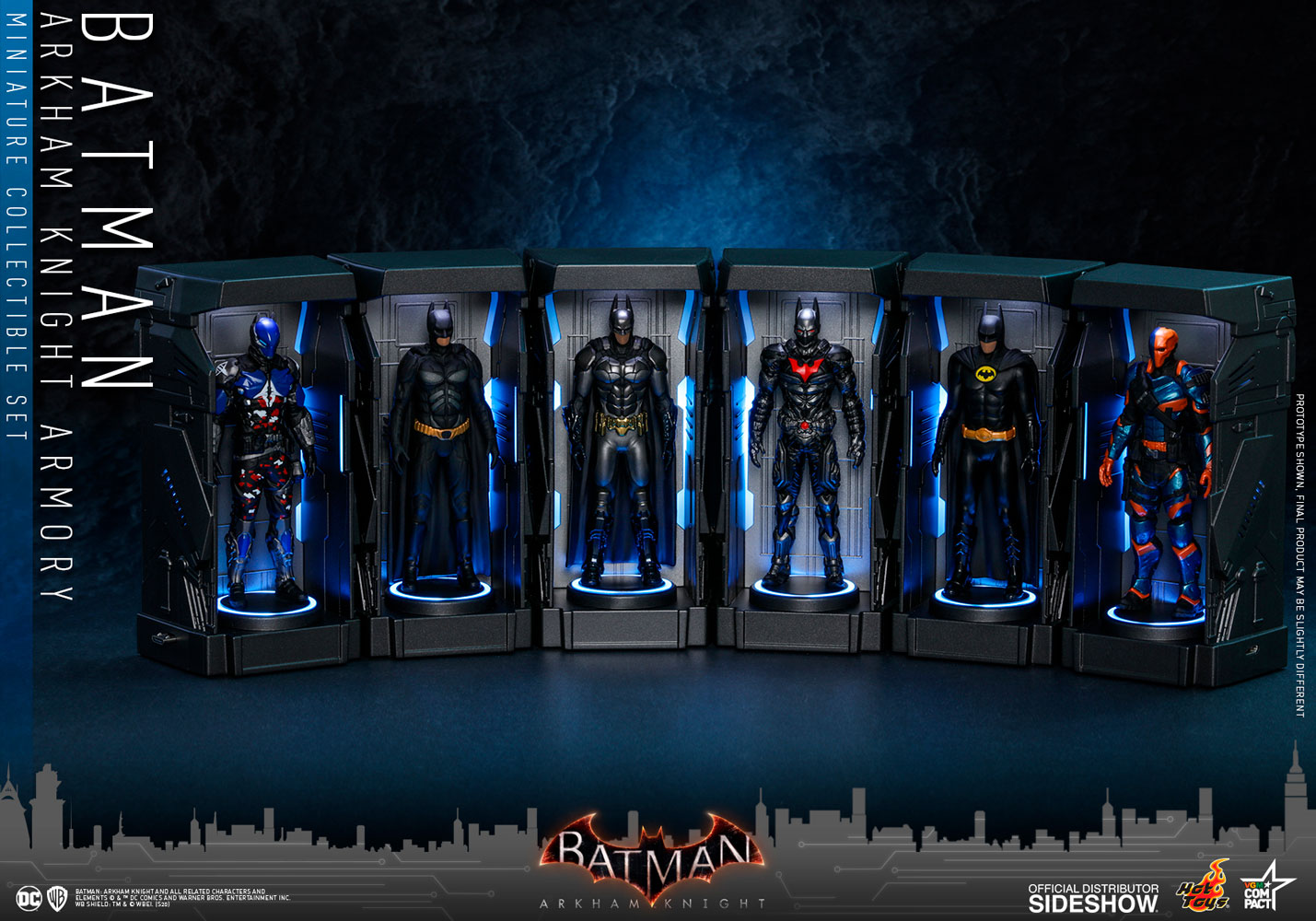 Batman: Arkham Knight Armory Miniature Collectible Set Hot Toys 906123