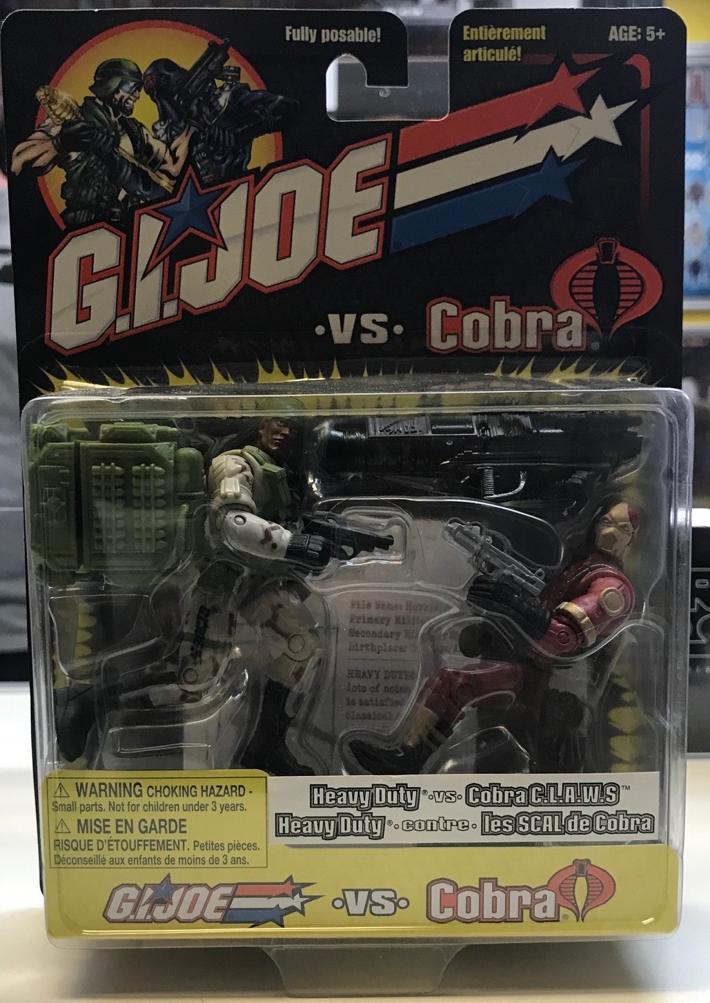 GI Joe VS Cobra HeavyDuty VS Cobra Claws (2001) Hasbro C-001B