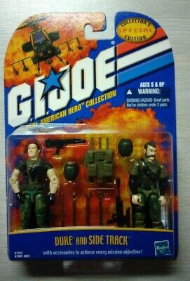 GI Joe TRAH Duke & SideTrack (2001) Hasbro (Canadian Card)
