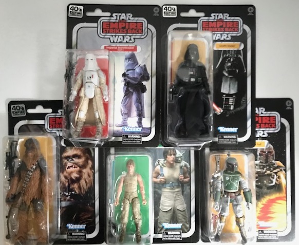 Star Wars Black Series Empire Strikes Back 40th Anniversary Wave 3 Set ...