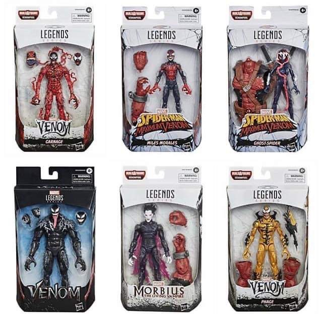 Marvel Legends Venom BAF Venompool Series Set of 6 Figures