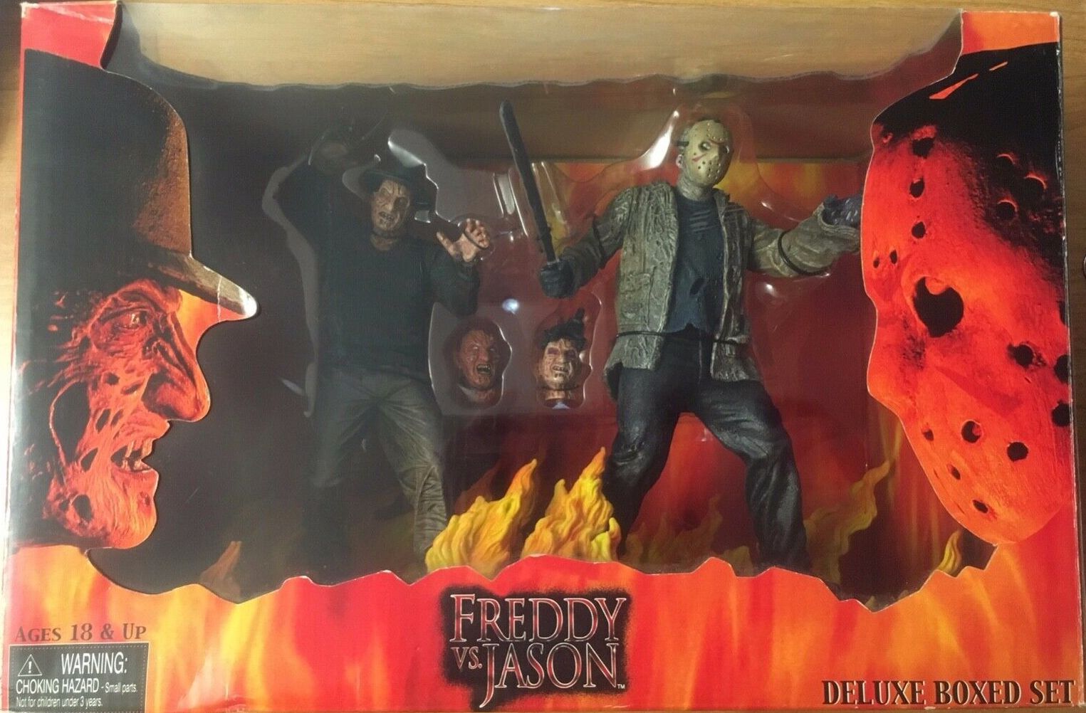 Freddy VS Jason Deluxe boxed Set 2 Action figures 7-inch scale (2004) NECA