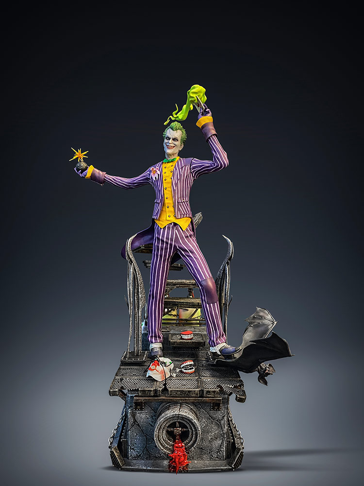 The Joker Arkham Asylum 1:8 Scale Polystone Statue Silver Fox ...