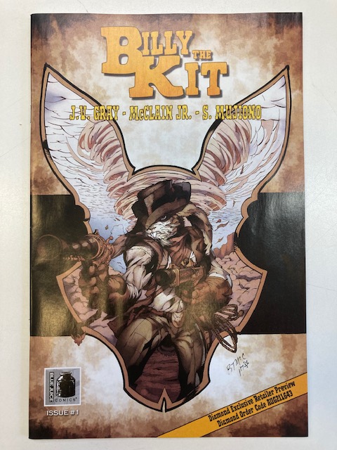 Billy The Kit #1 Diamond Exclusive Retailer Preview Blue Juice Comics