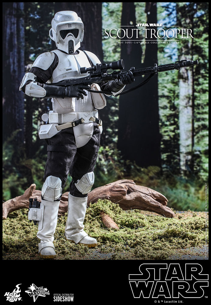 Star Wars (ROTJ) Scout Trooper 1:6 Scale Figure Hot Toys 909171 MMS611
