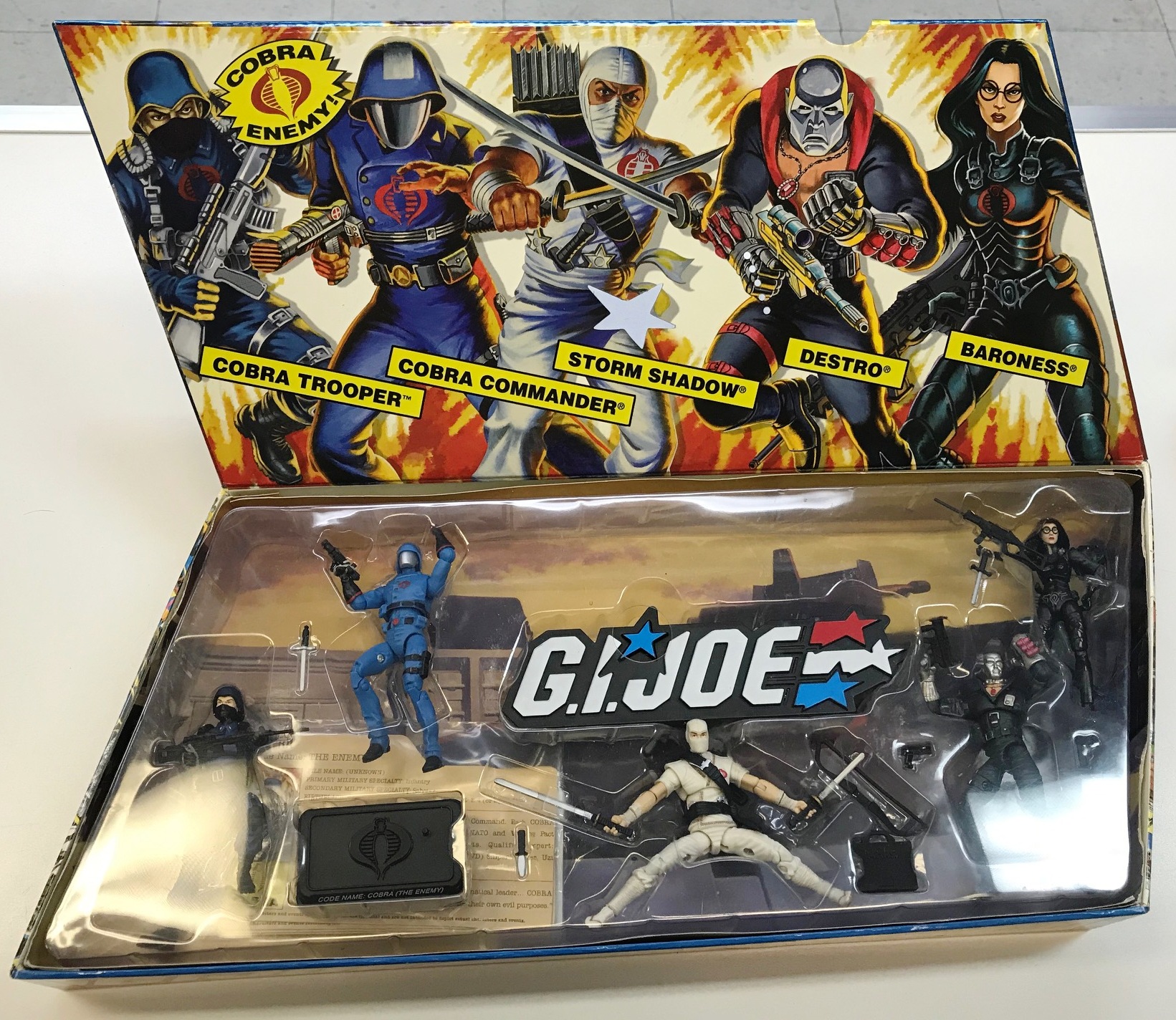 GI Joe 25th Anniversary (1982-2007) Cobra Set 3,75-inch action figure ...