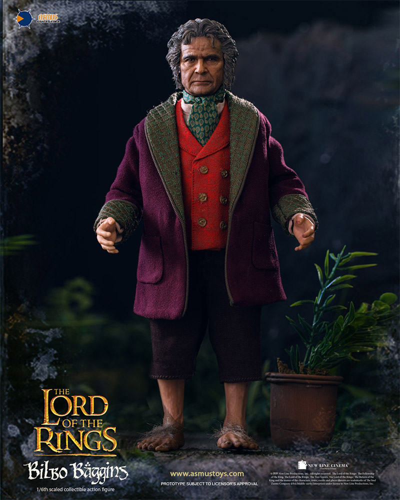 The Lord of the Rings Bilbo Baggins 1:6 Scale Figure Asmus Collectible ...