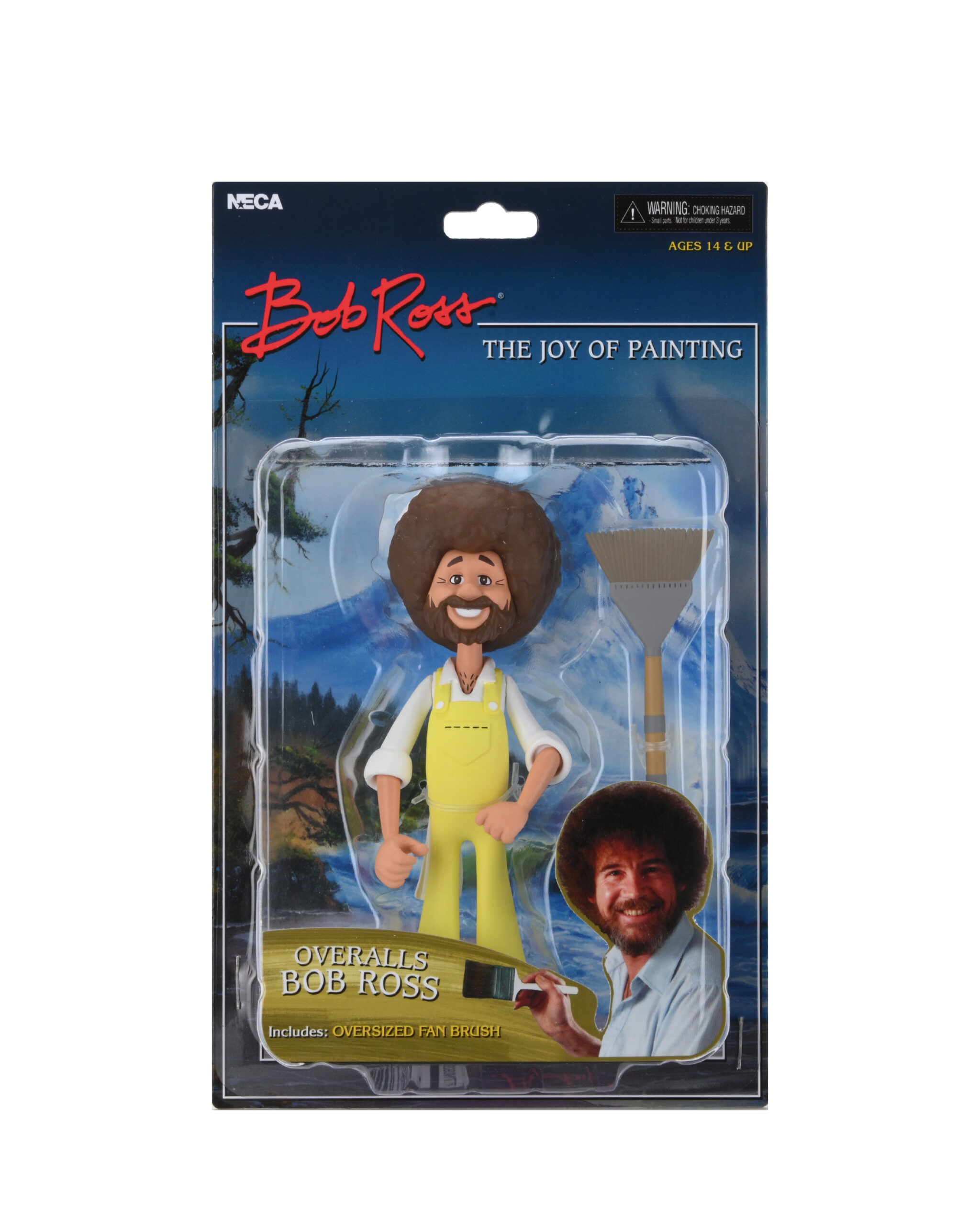 Toony Classic Bob Ross in Overalls - 6-inch Scale Action Figure NECA 19207