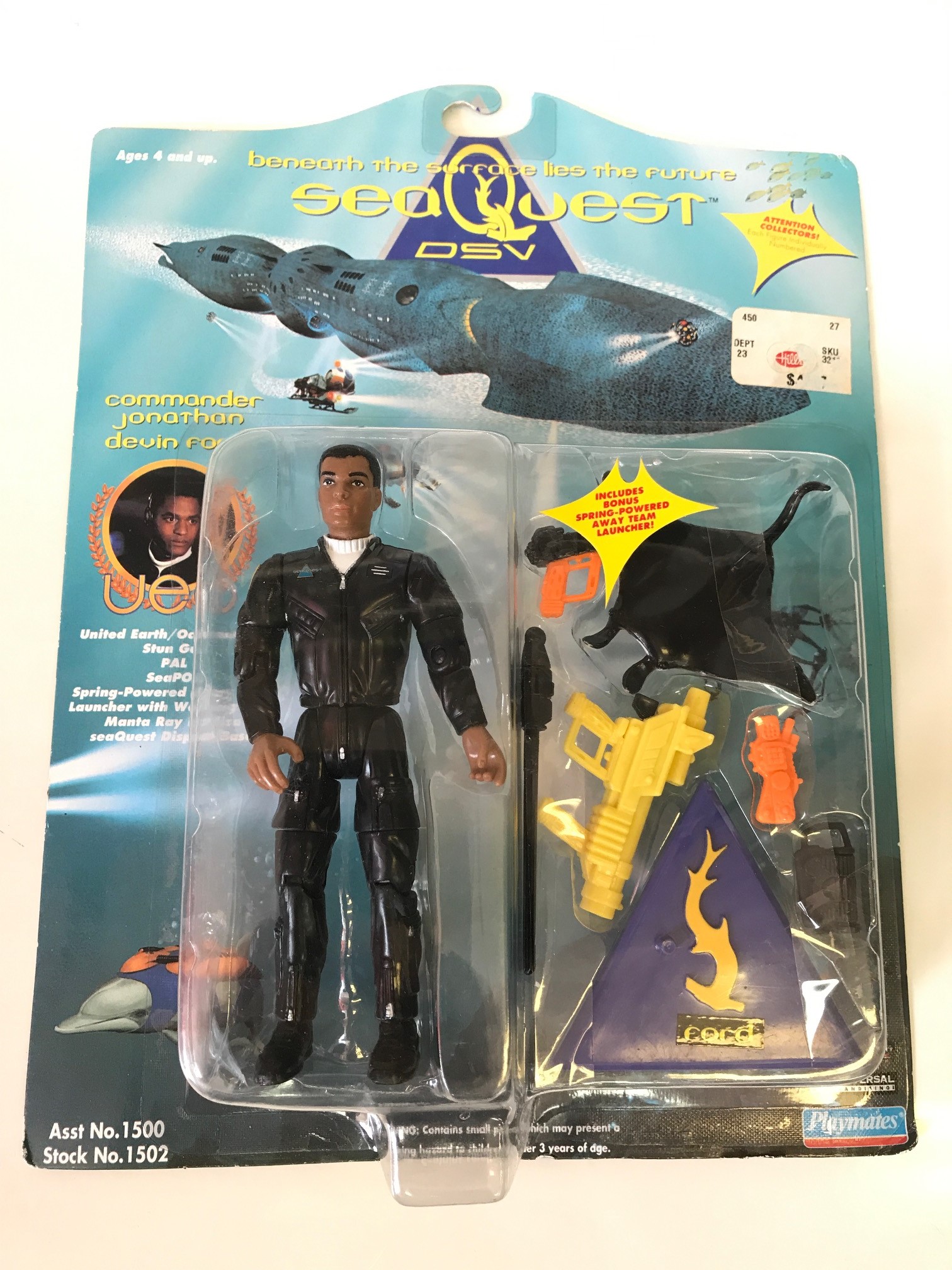 Seaquest DSV Commander Jonathan Devin Ford action figure (1993 ...