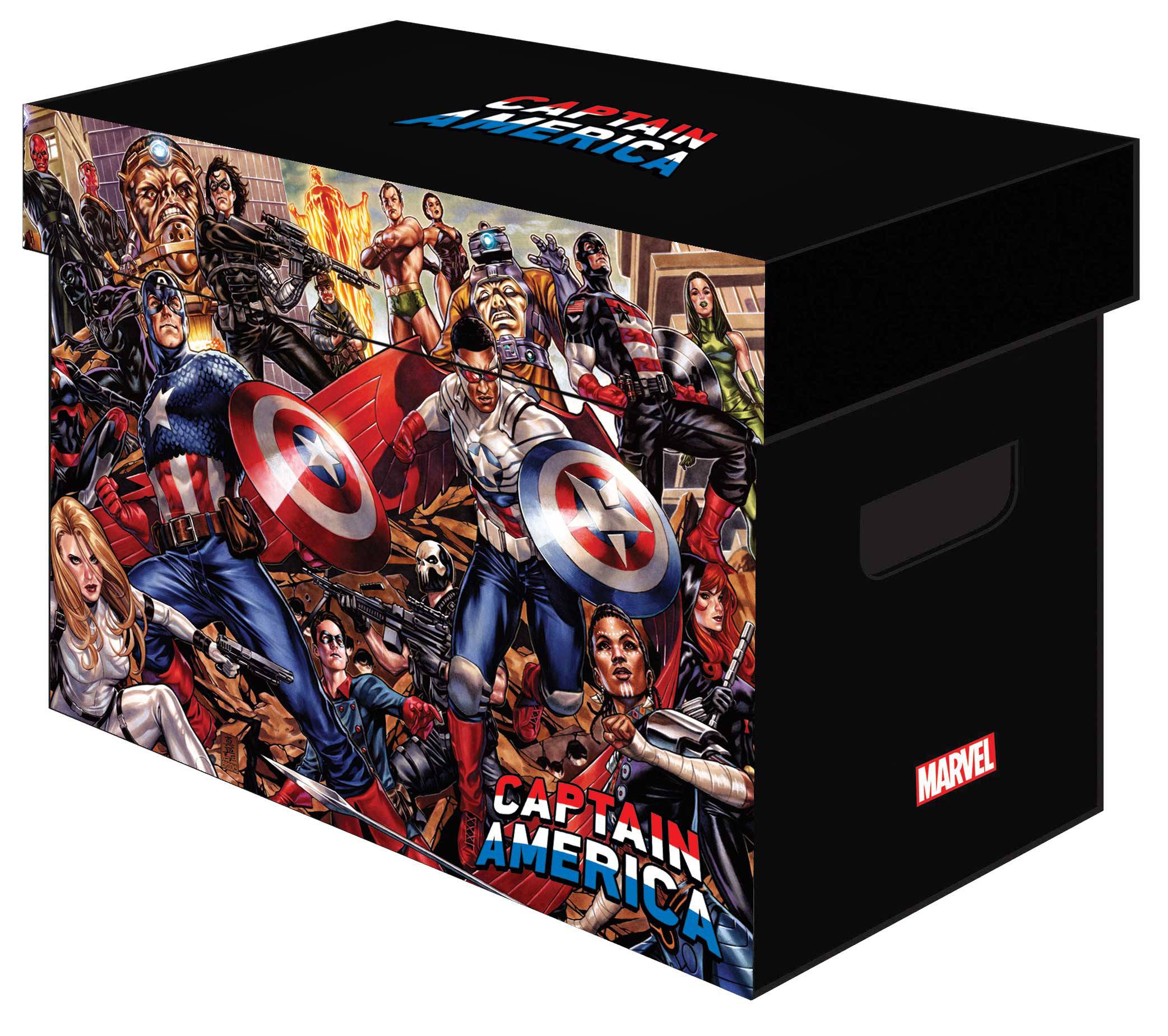 Marvel Graphic Short Comic Box Captain America