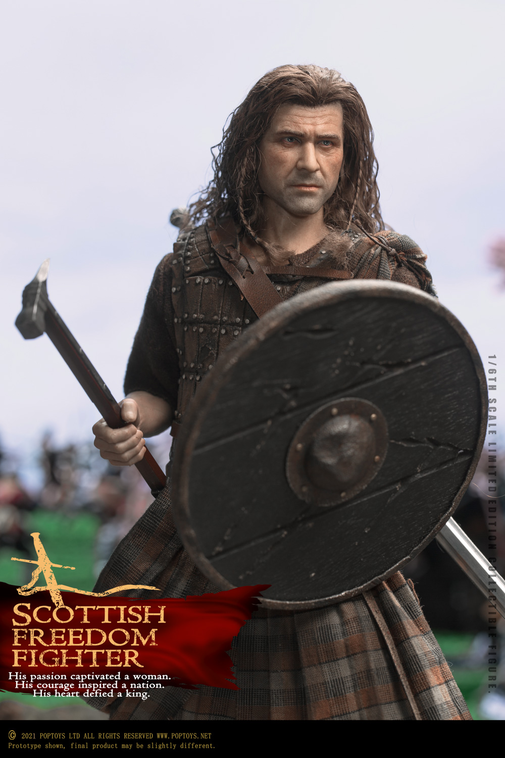 Scottish Freedom Fighter Standard Version 1:6 Scale Figure PopToys EX038
