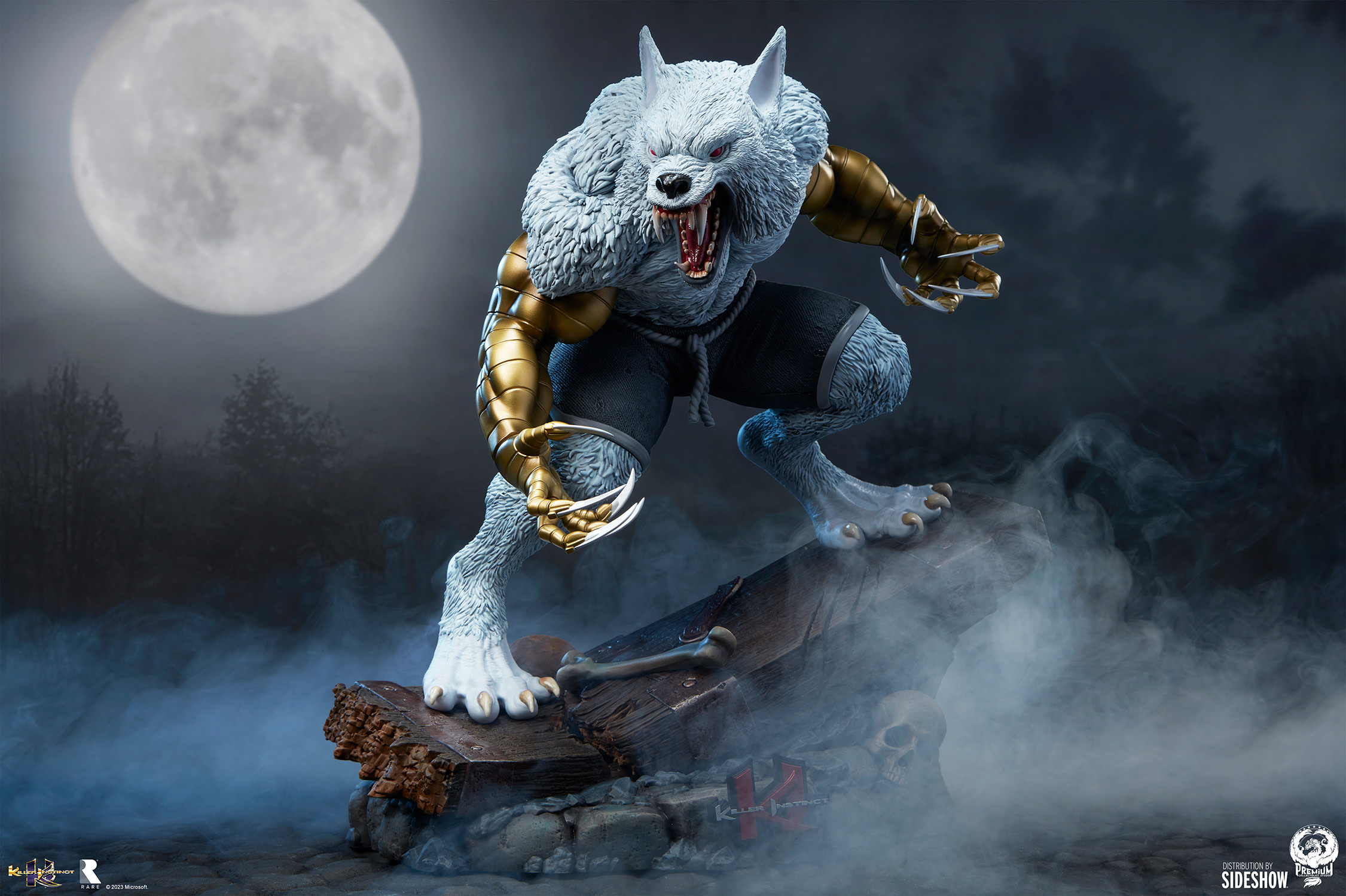 Killer Instinct - Sabrewulf White Wolf Variant Quarter Scale (1:4 ...