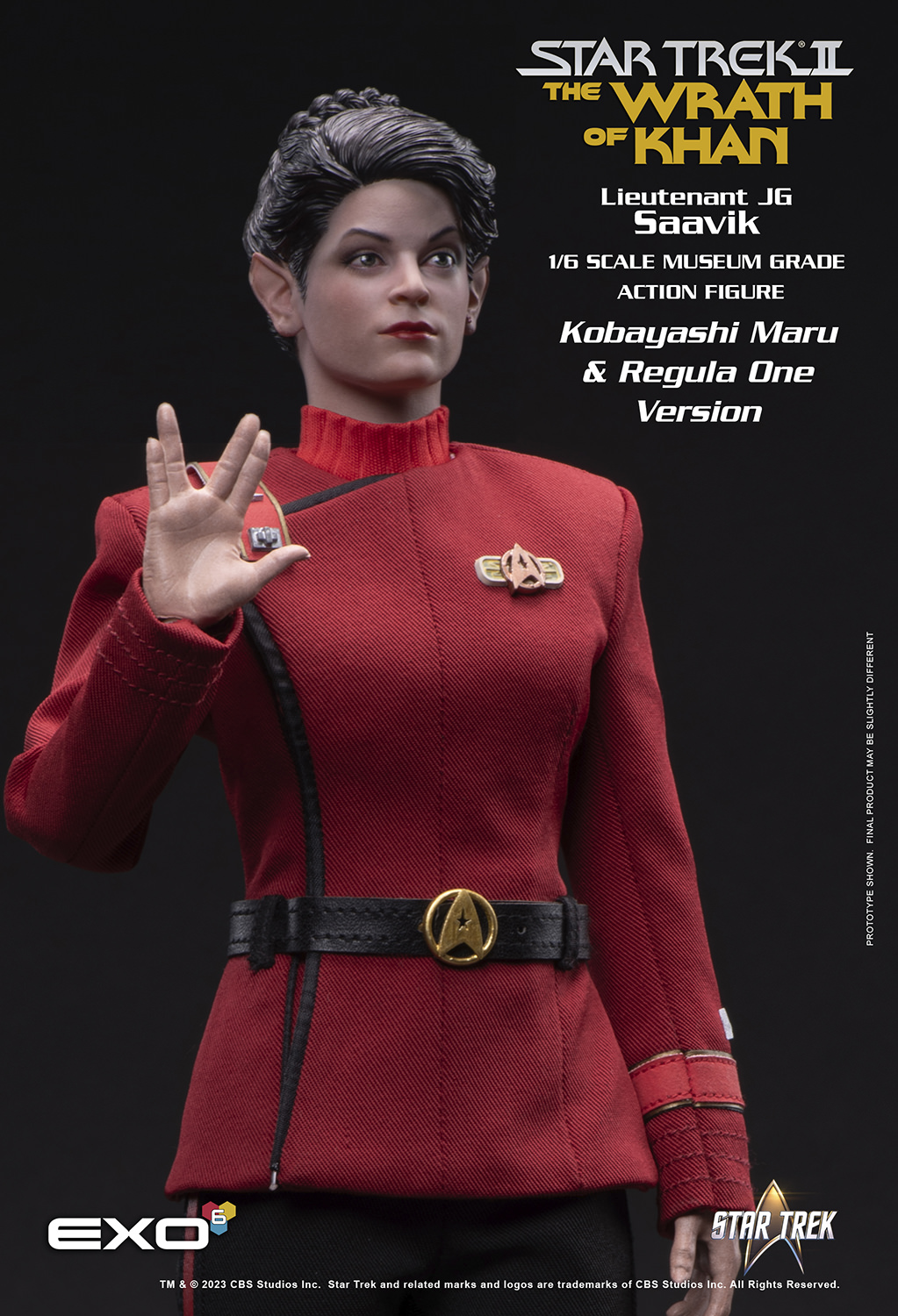 Star Trek: The Wrath of Khan - Lt Saavik (Kobayashi Maru Version) 1:6 Scale Figure EXO-6 (9125152)