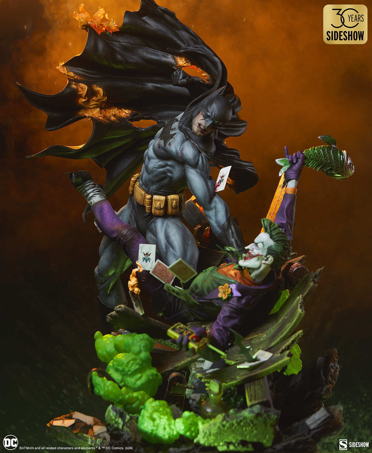 DC Batman vs The Joker: Eternal Enemies Premium Format Figure Sideshow ...