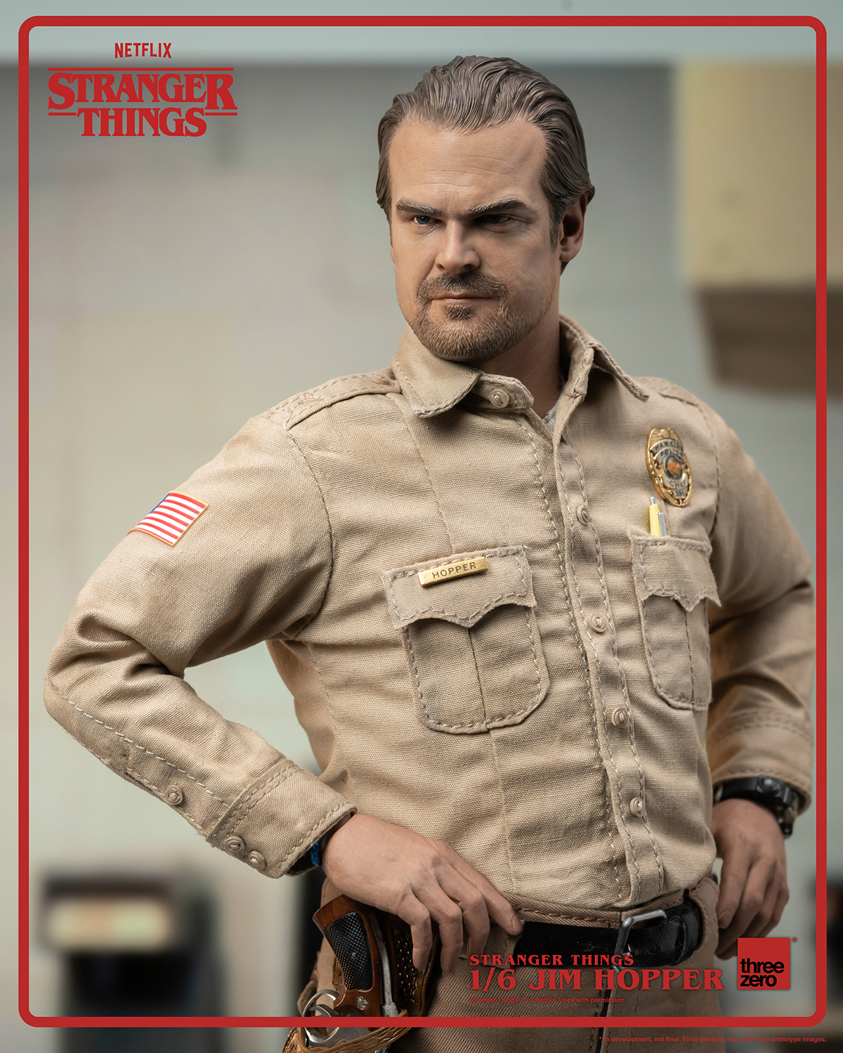 Stranger Things Jim Hopper (Season 1) 1:6 Scale Figure Threezero 913207 Stranger Things Jim Hopper (Season 1) 1:6 Scale Figure Threezero 913207