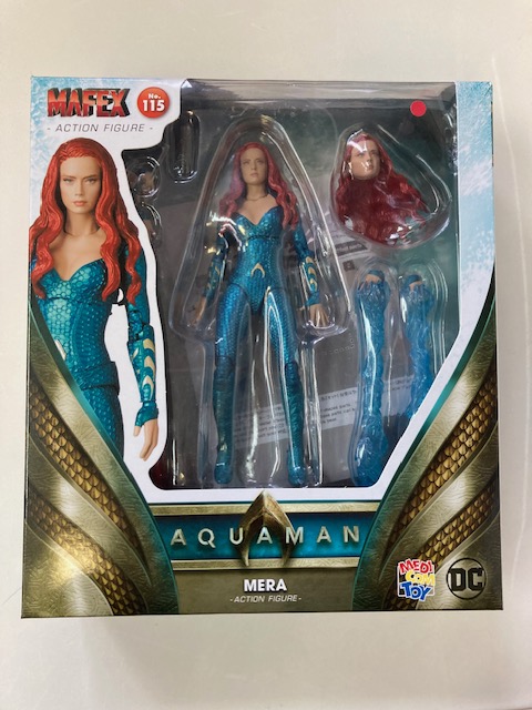 DC Comics Aquaman Mera Mafex #115 6-inch Action Figure Medicom toys ...
