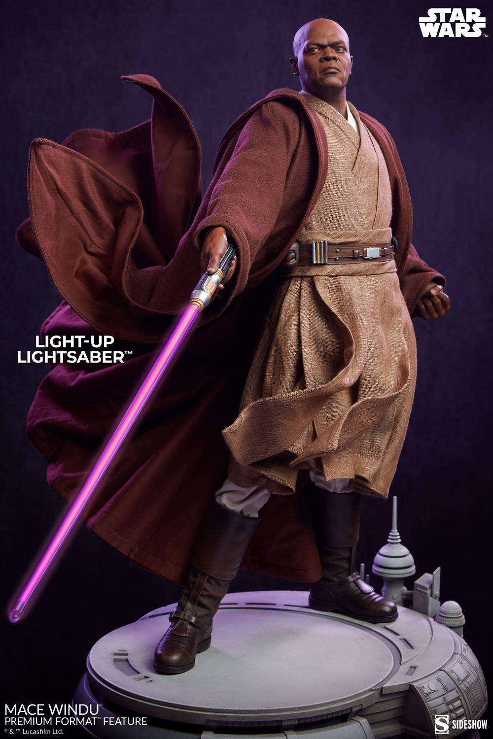 Star Wars Épisode III: La Revanche des Sith - Mace Windu Premium Format ...