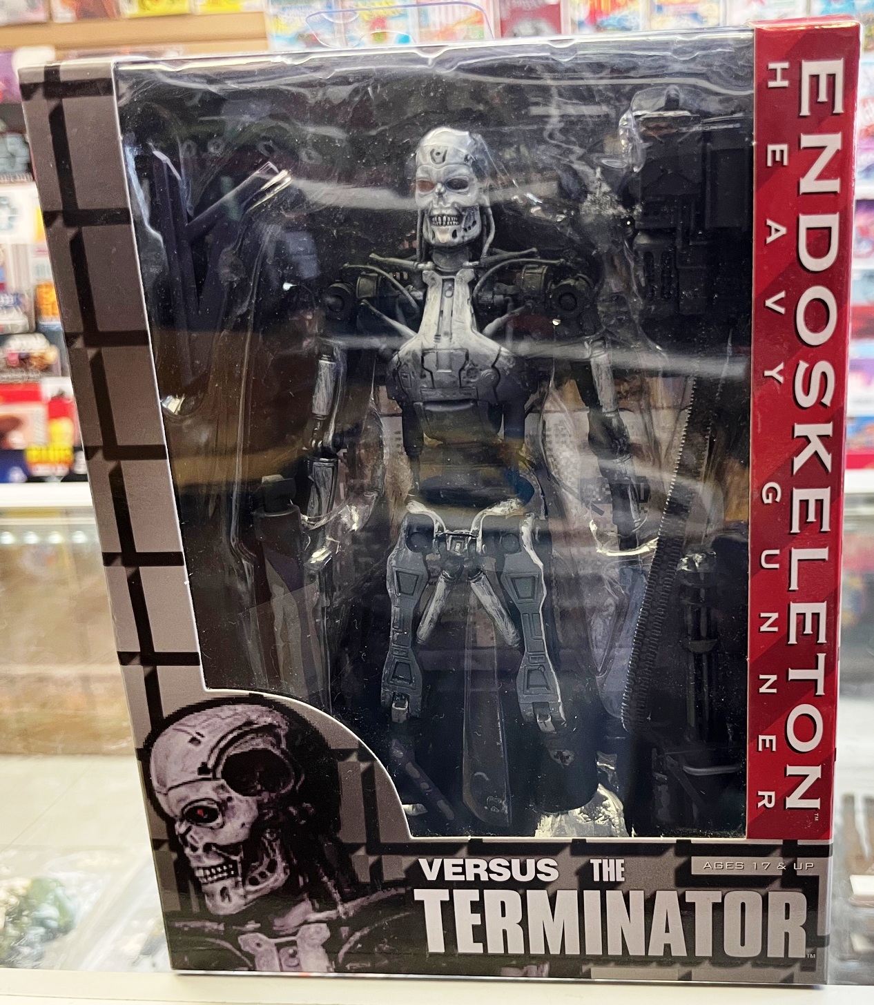 RoboCop vs The Terminator Endoskeleton Heavy Gunner 7-inch scale action ...
