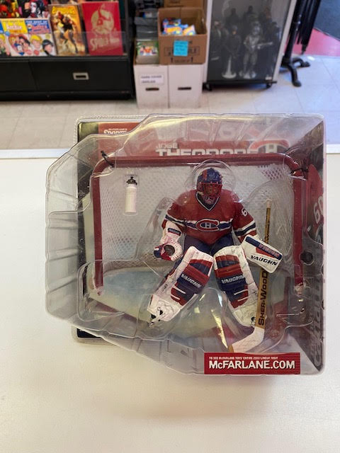 NHl Jose Theodore Montreal Canadien goalie action figure Mcfarlane Toys