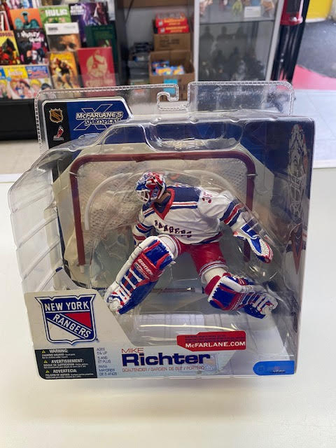 NHL Mike Richter Rangers New York goalie action figure Mcfarlane Toys