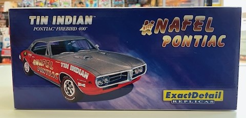 Tin Indian Pontiac Firebird 400 Bill Nafel diecast 1:18 ExactDetail ...