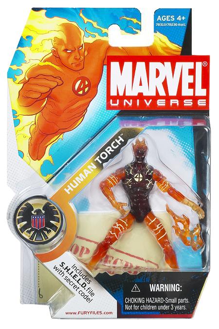 Marvel Universe Human Torch Flame On