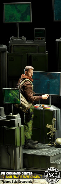 G.I. Joe Pit Command Center diorama for 12 in action figure Sideshow 200080