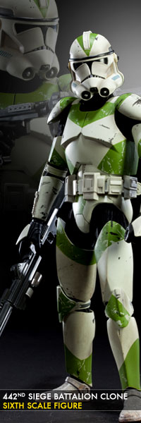 Star Wars 442nd Siege Battalion Clone Trooper 12 in action figure ...