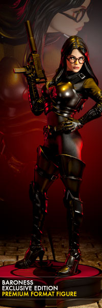 G.I. Joe Baroness Premium Format Statue exclusive Sideshow 3000801
