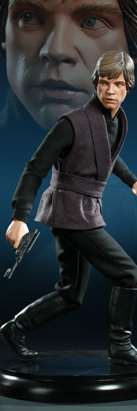 Star Wars Luke Skywalker Jedi statue premium format exclusive version ...