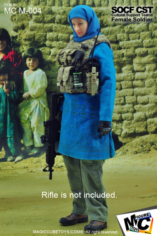 Cultural Support Teams SOCF CST Female soldier 12 in action figure ...