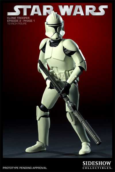 Star Wars Episode II Clone Trooper 12 in action figure Sideshow 100002