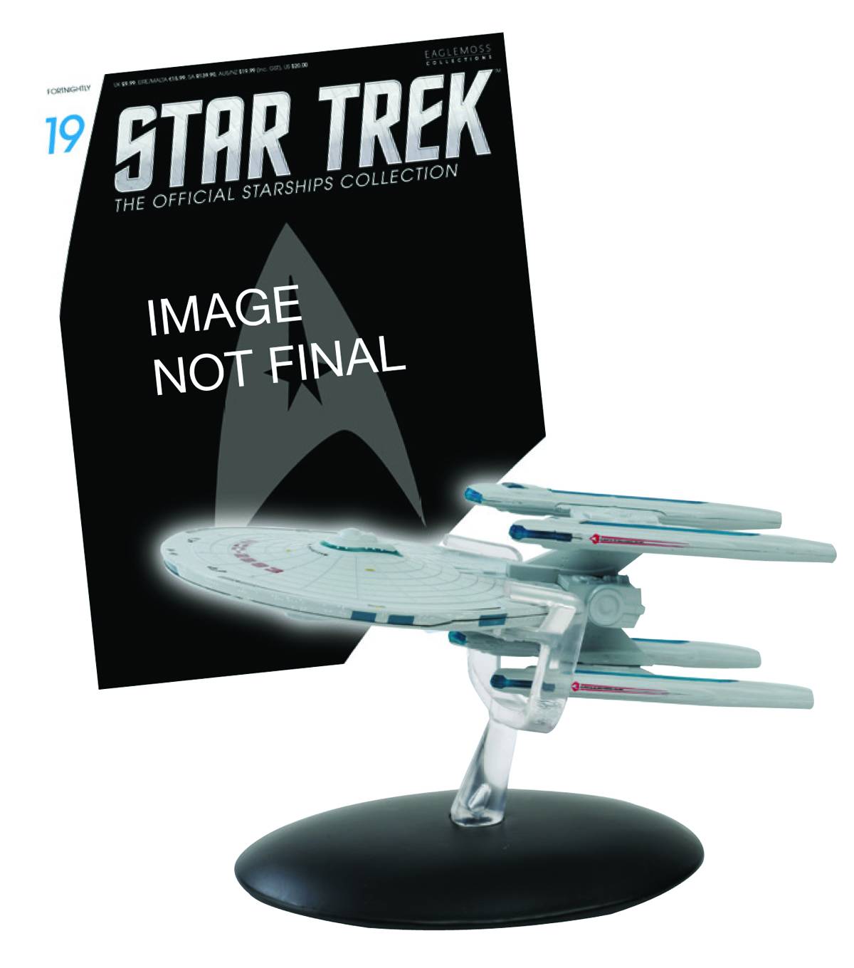 Star Trek Starships Figure Collection Mag #19 USS Stargazer