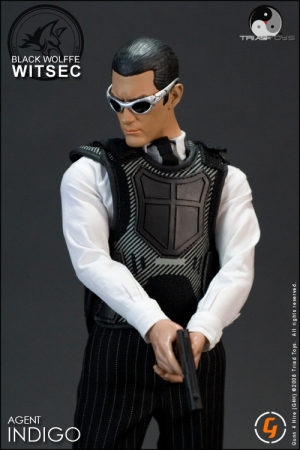Black Wolffe WITSEC Agent Indigo 12 in action figure Triad Toys