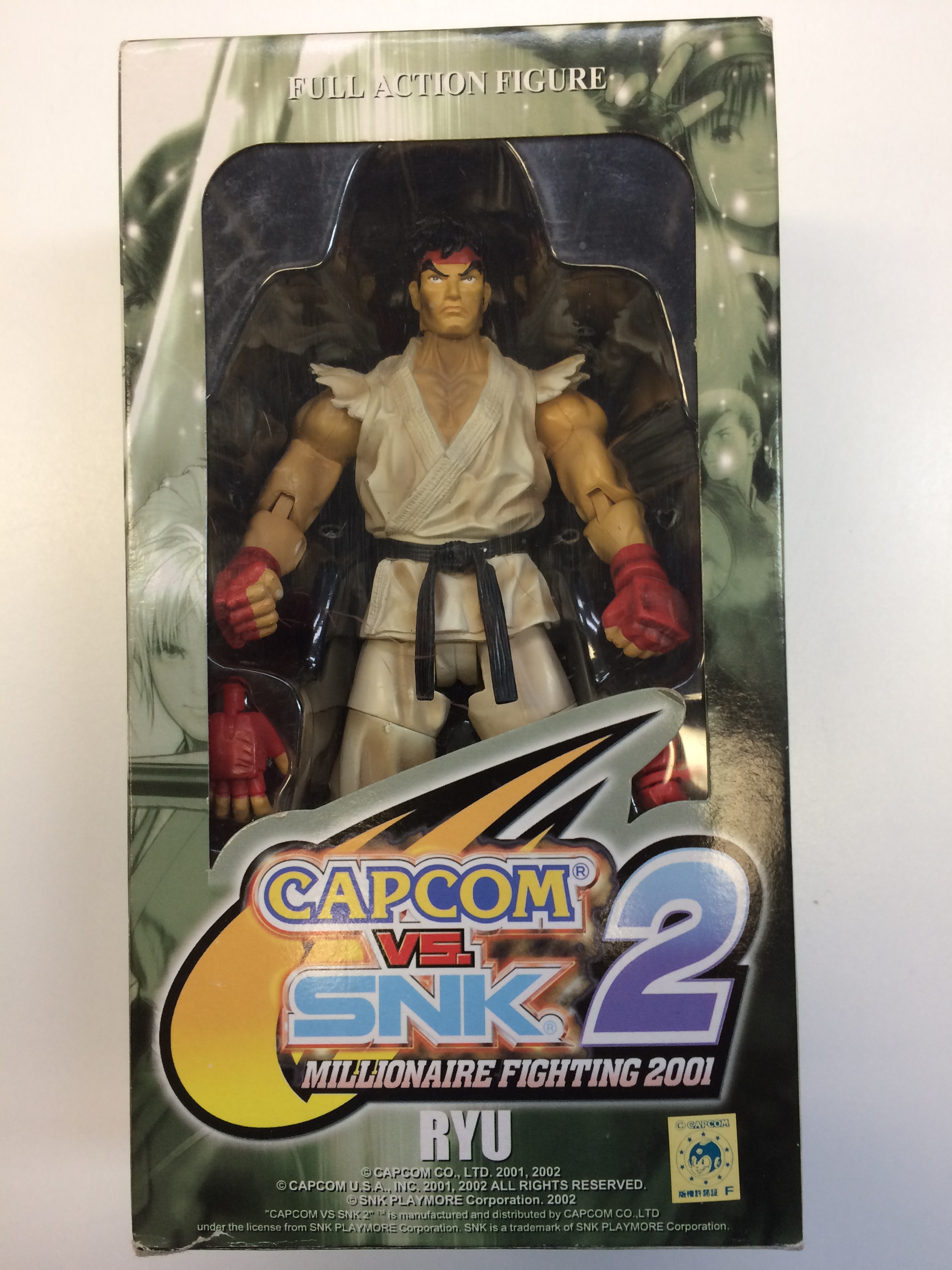 Capcom VS SNK 2 Millionaire Fighting 2001 Ryu action figure High Dream ...