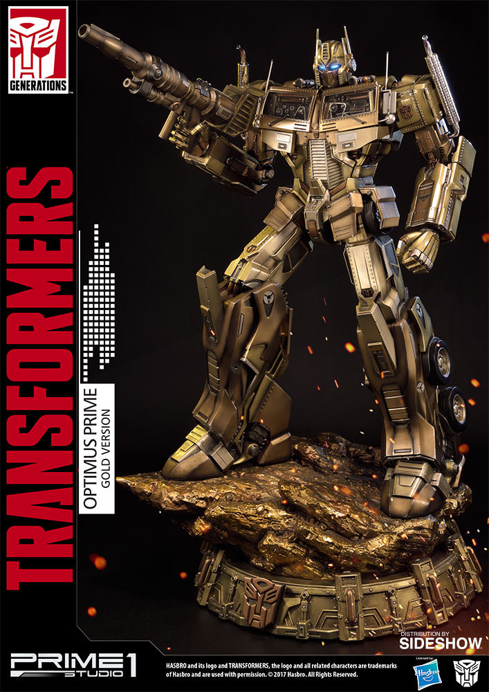 Transformers: Generation 1 Optimus Prime Gold Version Statue Premium ...