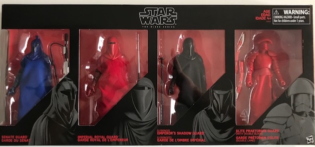 Star Wars The Black Series Exclusive 4-pack (Senate Guard - Imperial ...