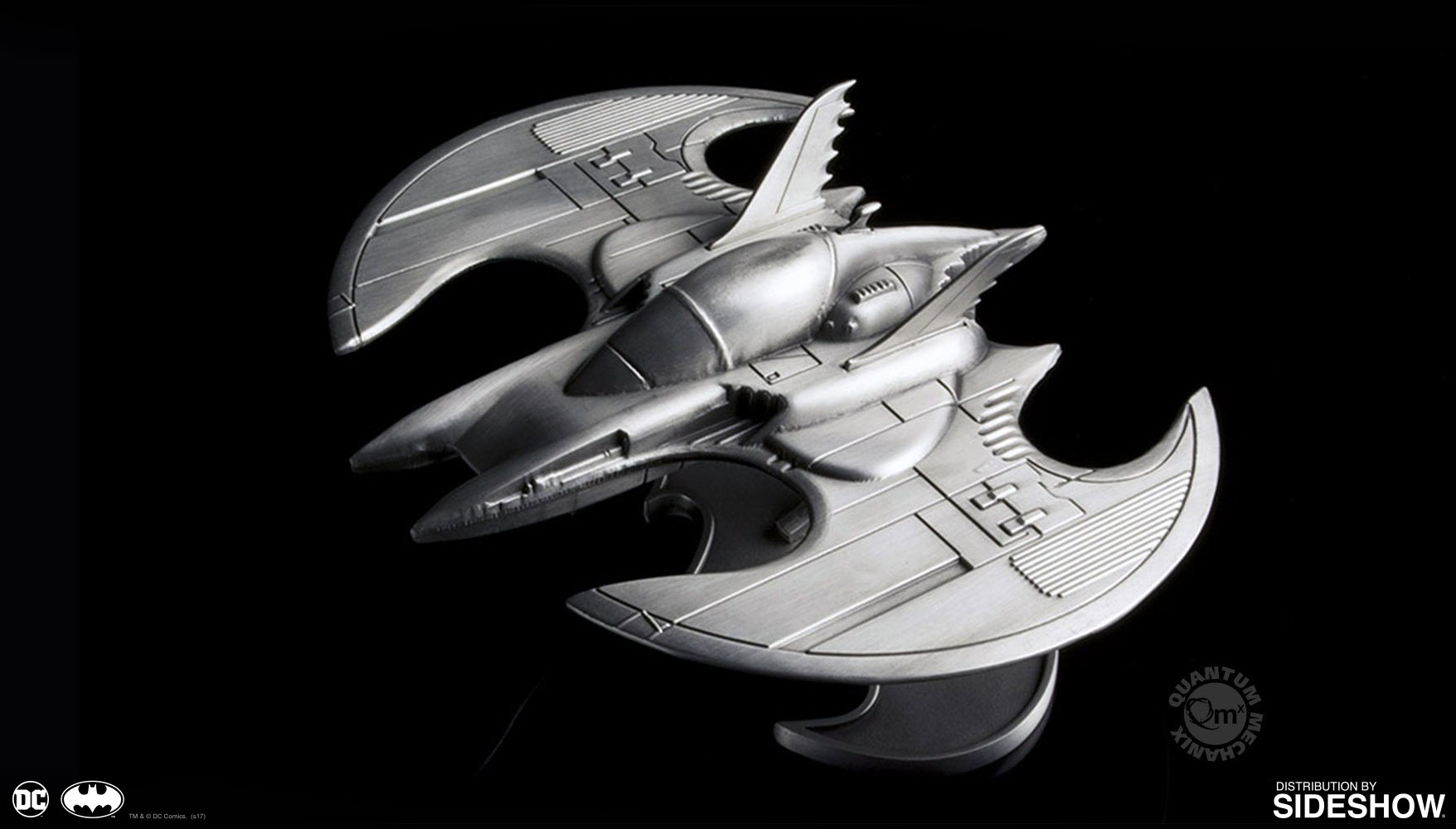 1989 Batwing Metal Replica Prop Replica Quantum Mechanix 903262