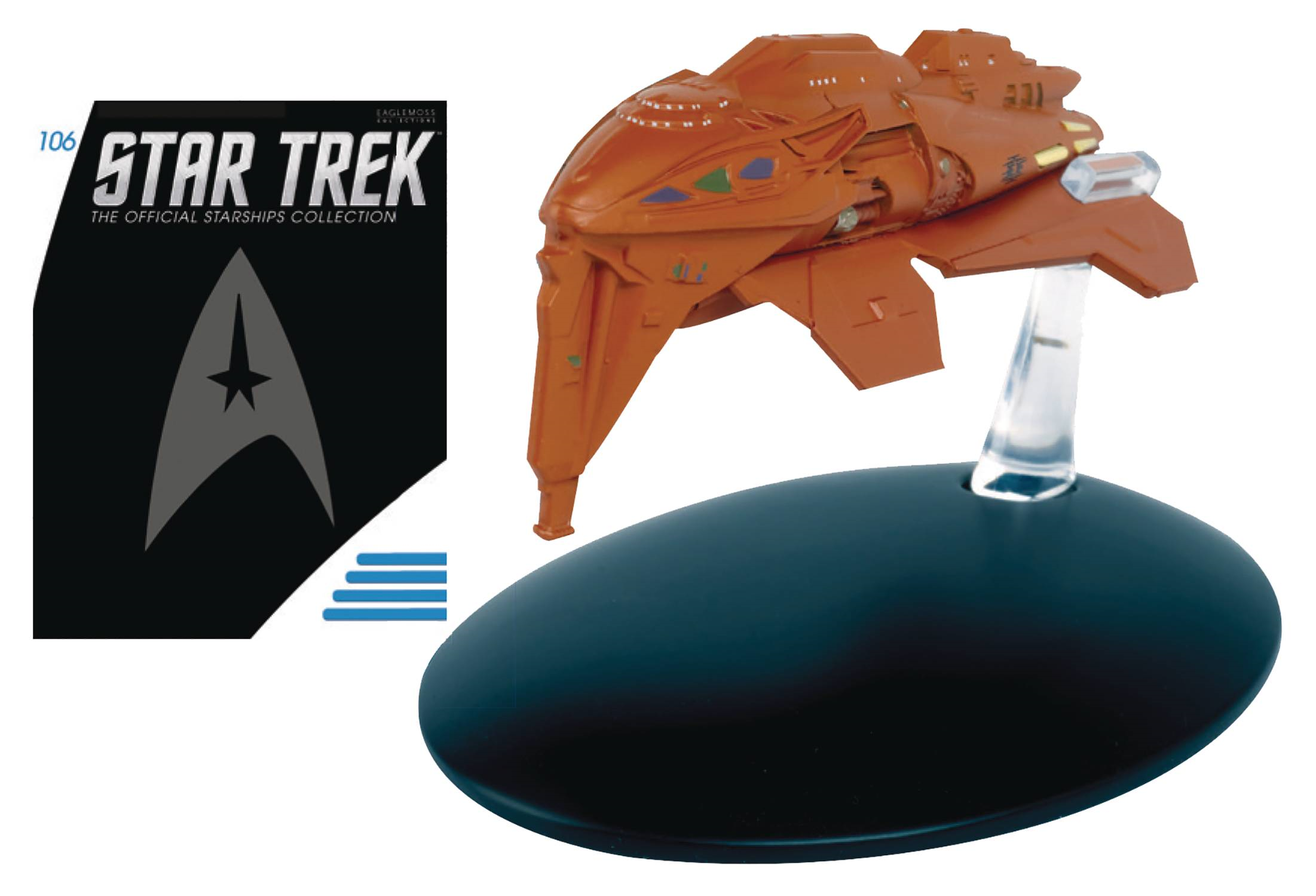 Star Trek Starships Figure Collection Mag #106 Kazon Warship
