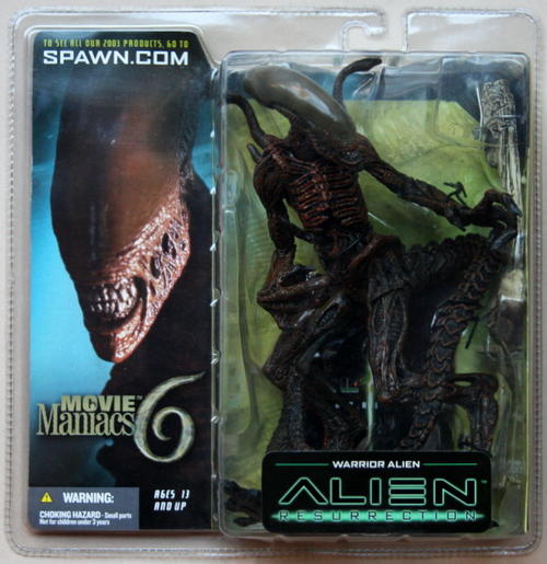 Alien Resurrection Warrior Alien 7 inch figure Spawn Movie Maniacs ...