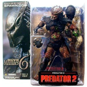 Predator 2 7 inch figure Spawn Movie Maniacs Series 6 McFarlane