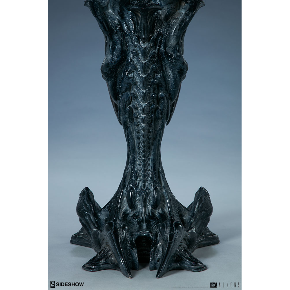 alien queen head bust