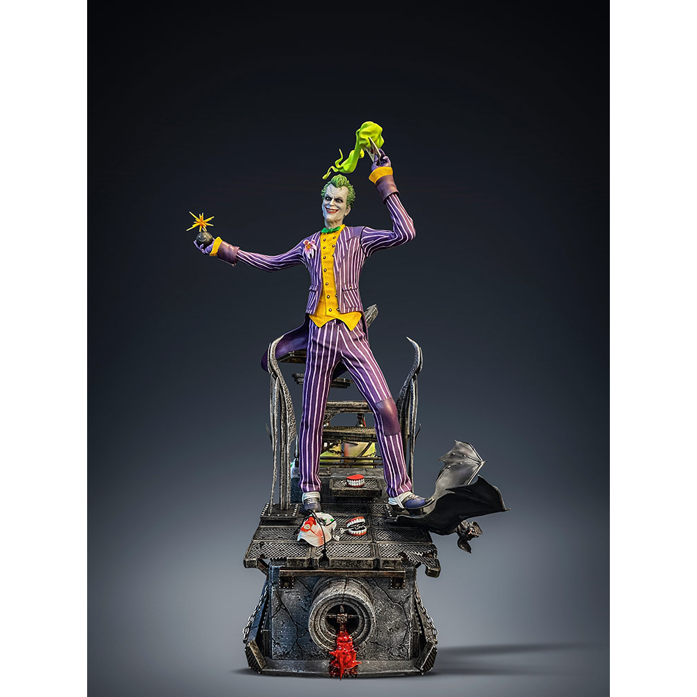 The Joker Arkham Asylum 1:8 Scale Polystone Statue Silver Fox ...