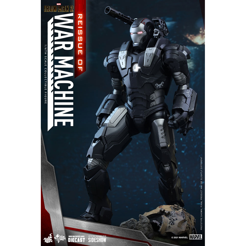 Marvel War Machine 1:6 Scale Figure DIECAST REISSUE Hot Toys 908445 ...