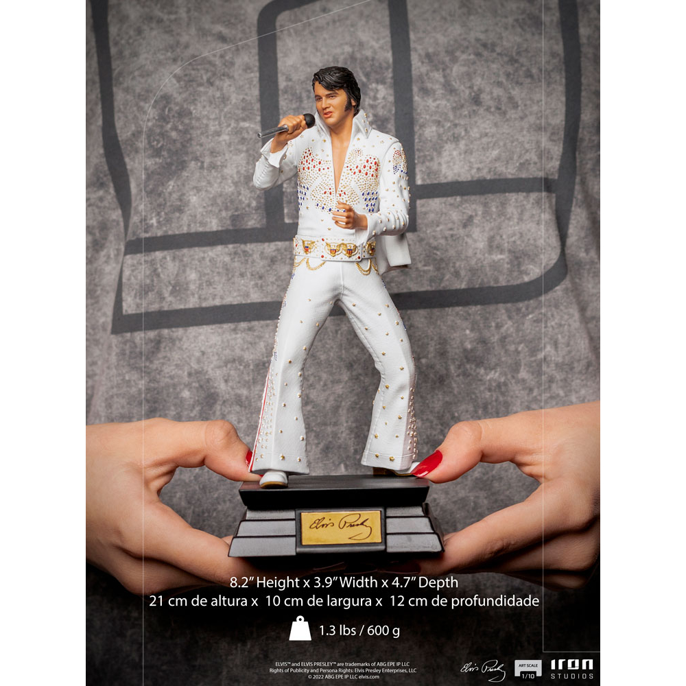Elvis Presley 1973 1:10 Scale Statue Iron Studios 909819