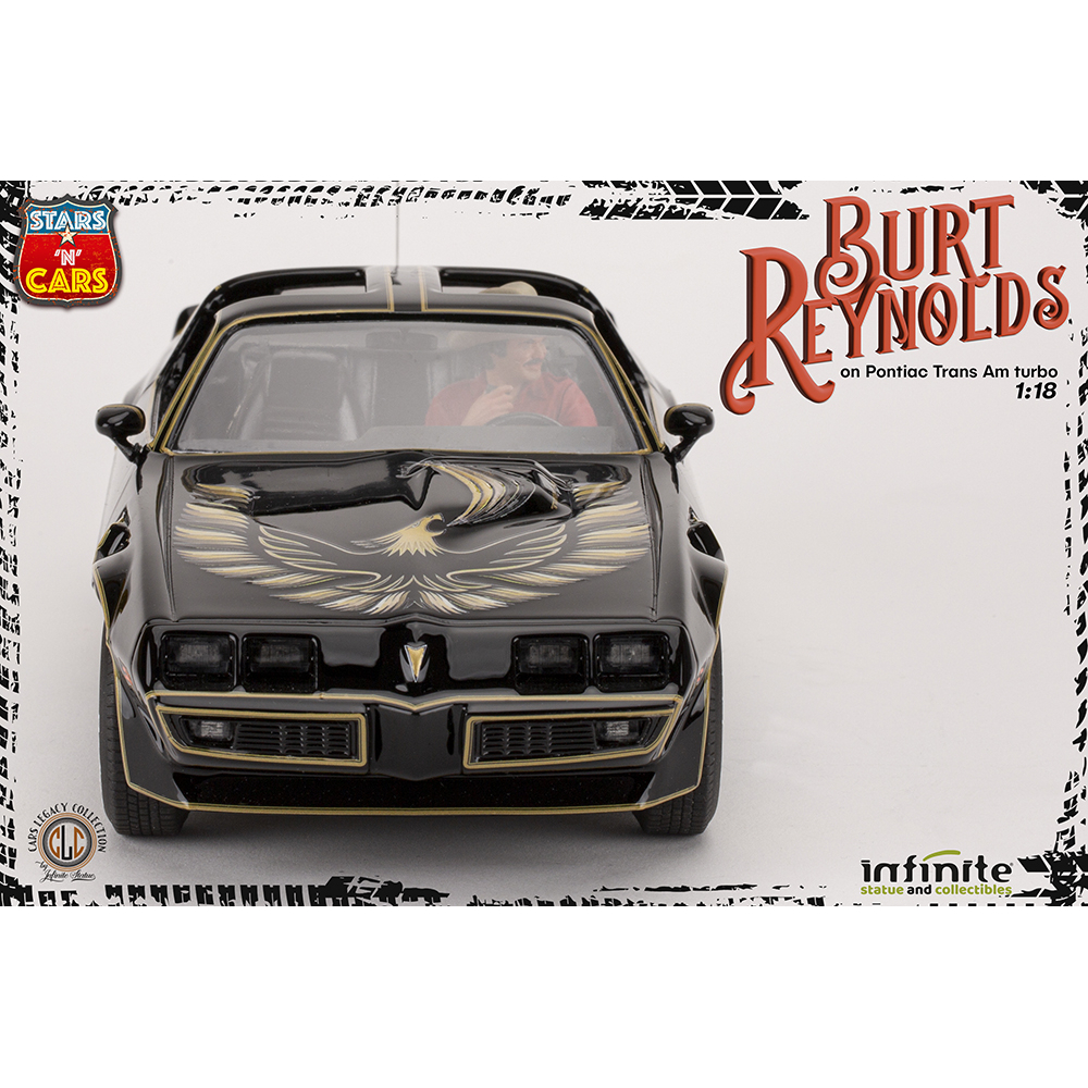 Burt Reynolds on Pontiac Firebird Trans Am 1980 1:18 Scale Infinite ...