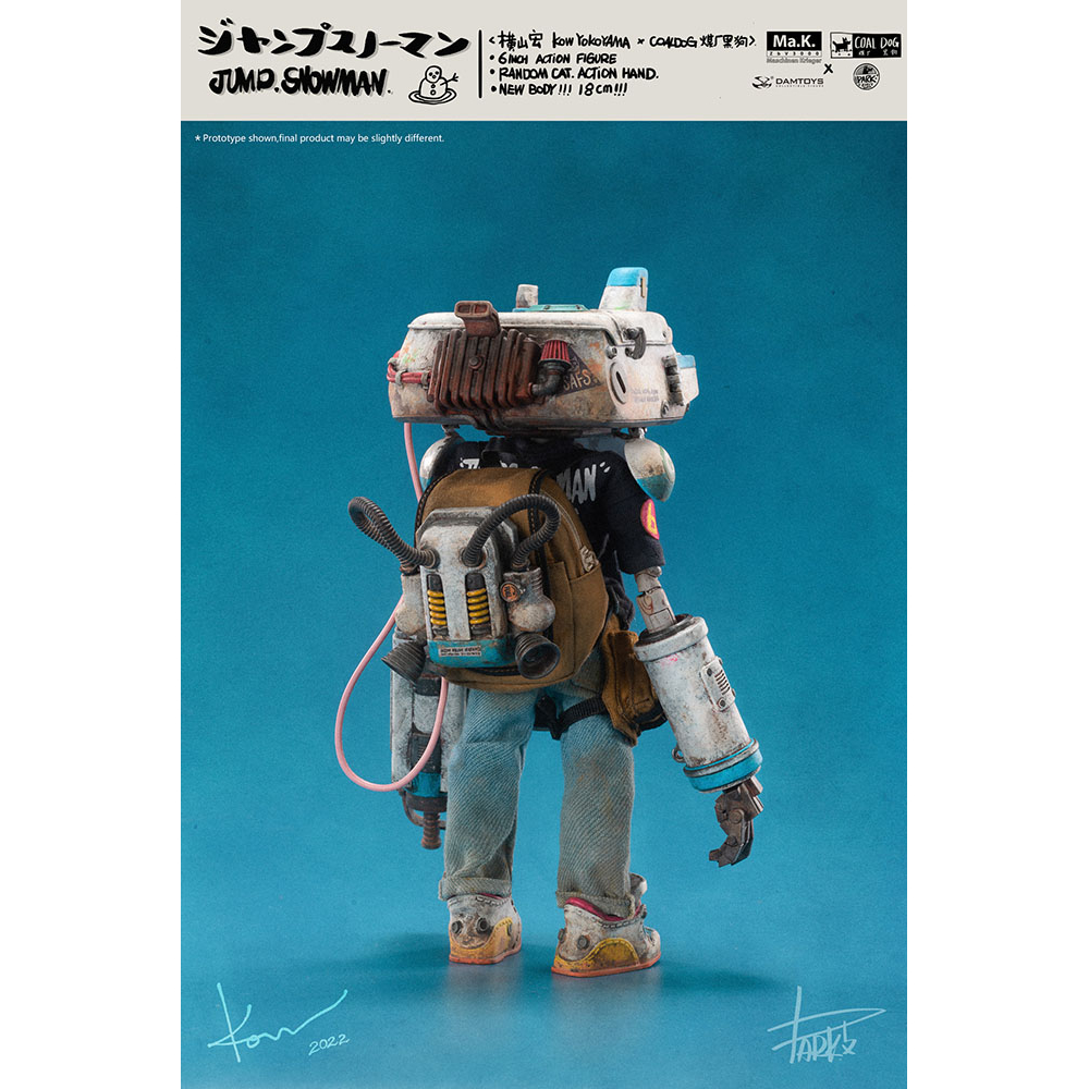 Coal Dog - Jump Snowman 6-inch Action Figure Damtoys 911667