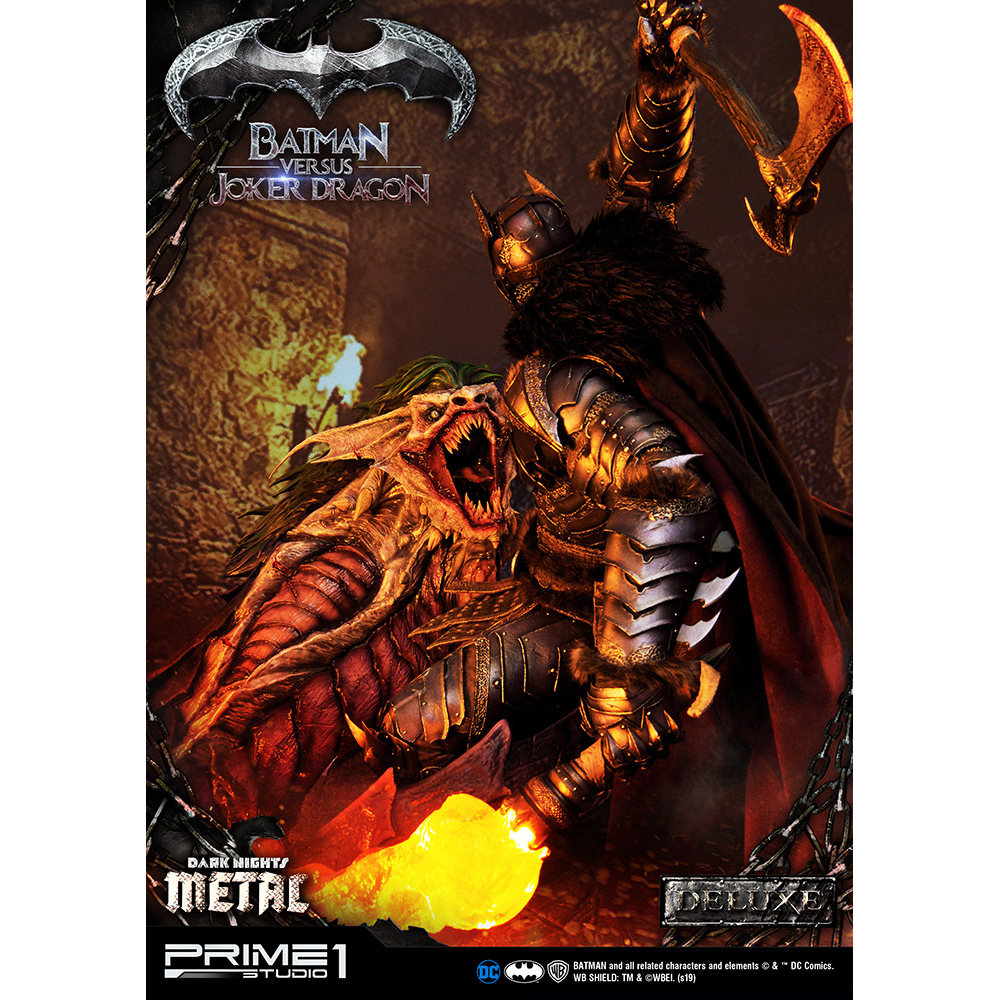 DC Batman VS Joker Dragon (Deluxe Version) Statue Prime 1 Studio 906913